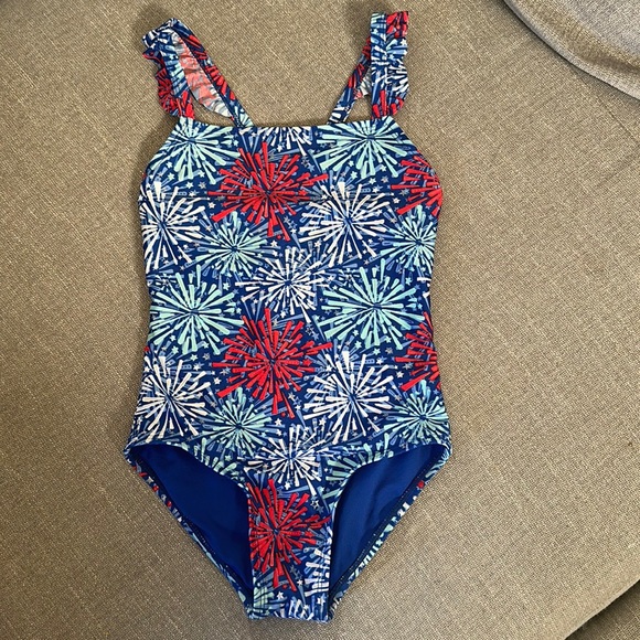 Cat & Jack | Swim | Cat Jack Girls Red White And Blue Fireworks One ...